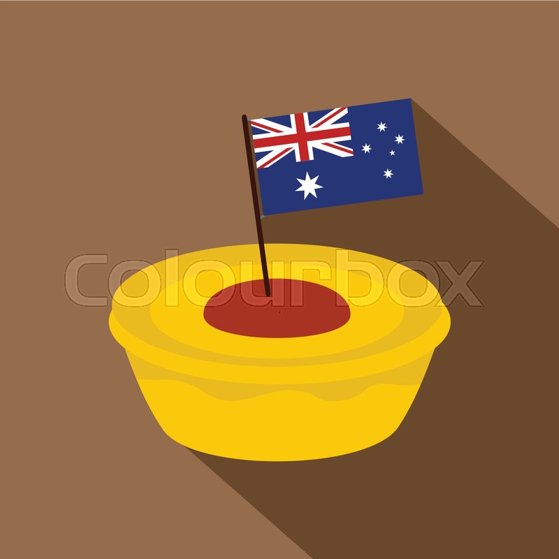 Little flag icon. Flat illustration of ... | Stock vector | Colourbox