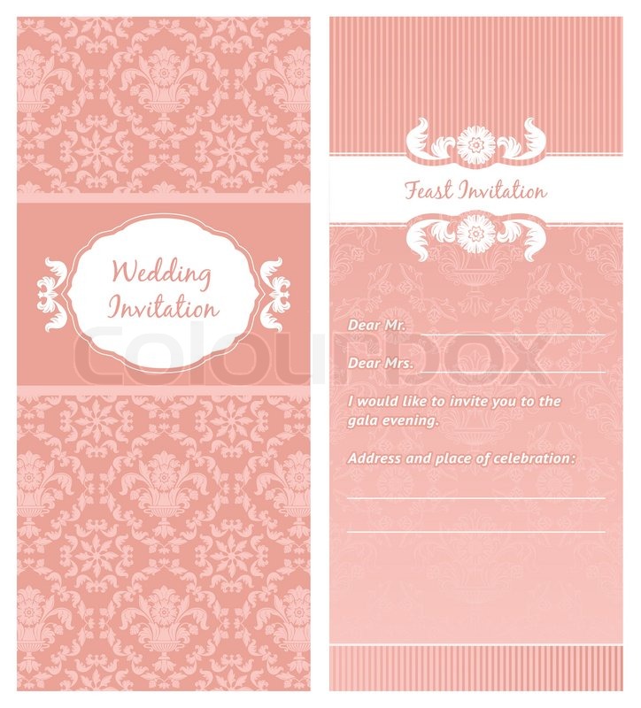 Feast-Invitation, template | Stock vector | Colourbox