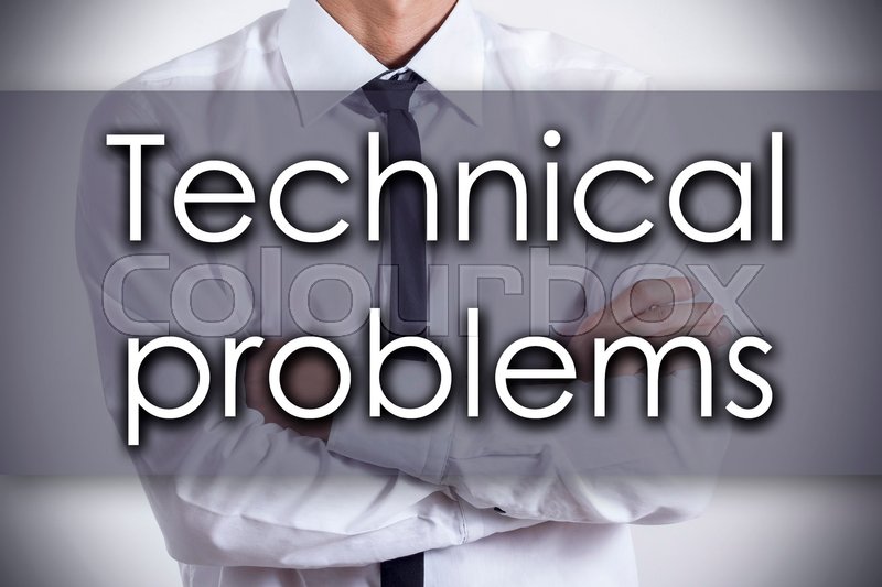 Technical problems - Closeup of a young ... | Stock image | Colourbox
