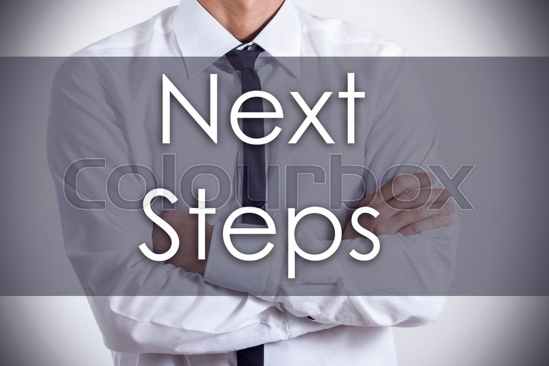 Next Steps - Young businessman with ... | Stock Photo | Colourbox