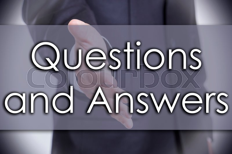 Questions and Answers - business ... | Stock image | Colourbox