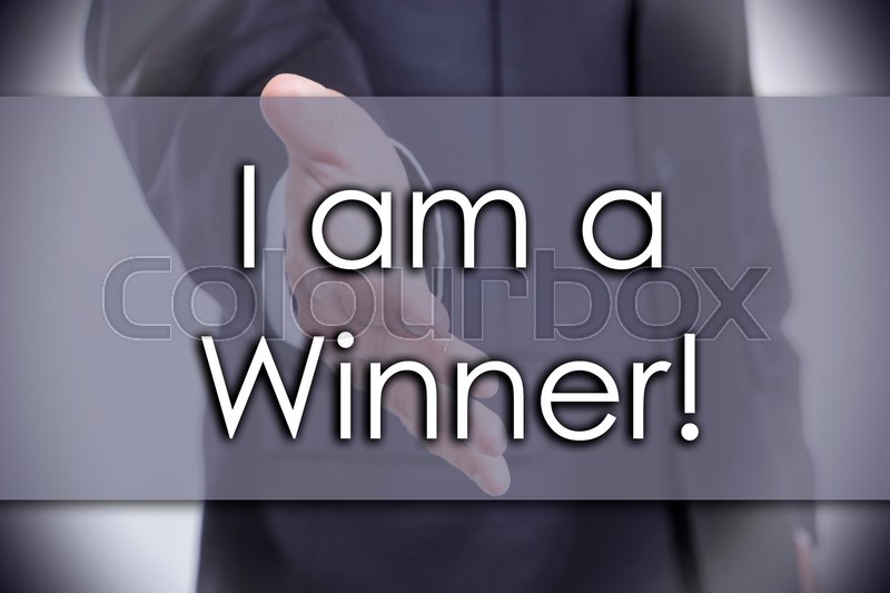 I am a Winner! - business concept with ... | Stock image | Colourbox