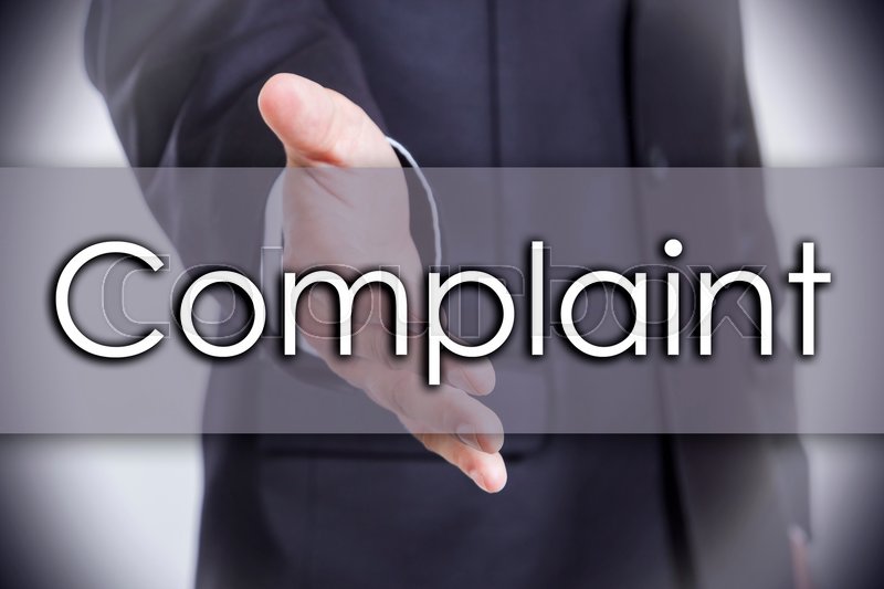 Complaint - business concept with text ... | Stock image | Colourbox