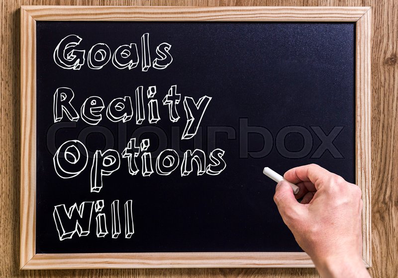 Goals Reality Options Will GROW - New ... | Stock image | Colourbox