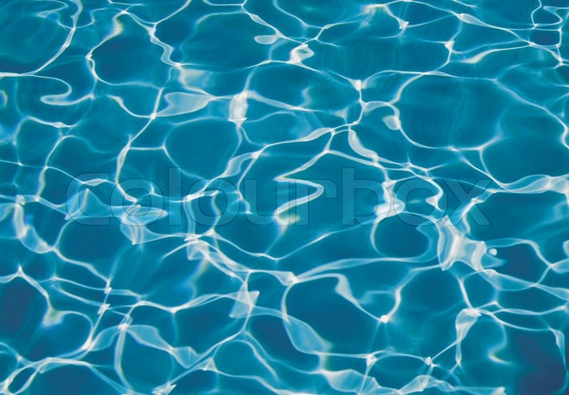 Most beautiful clear pool water ... | Stock image | Colourbox