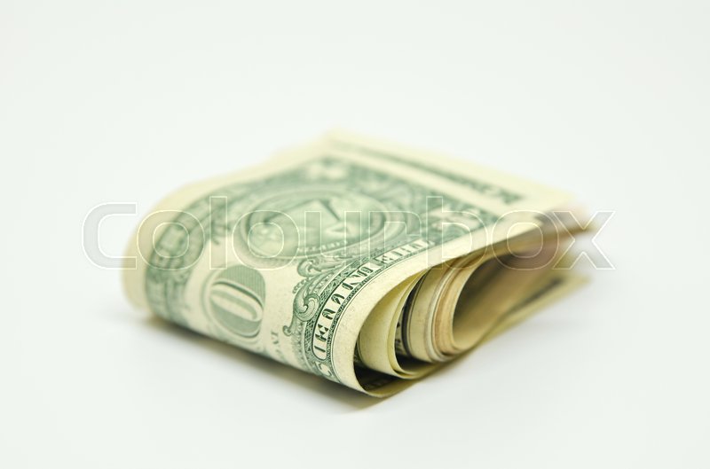 Stack of money, cash of US dollars ... | Stock image | Colourbox