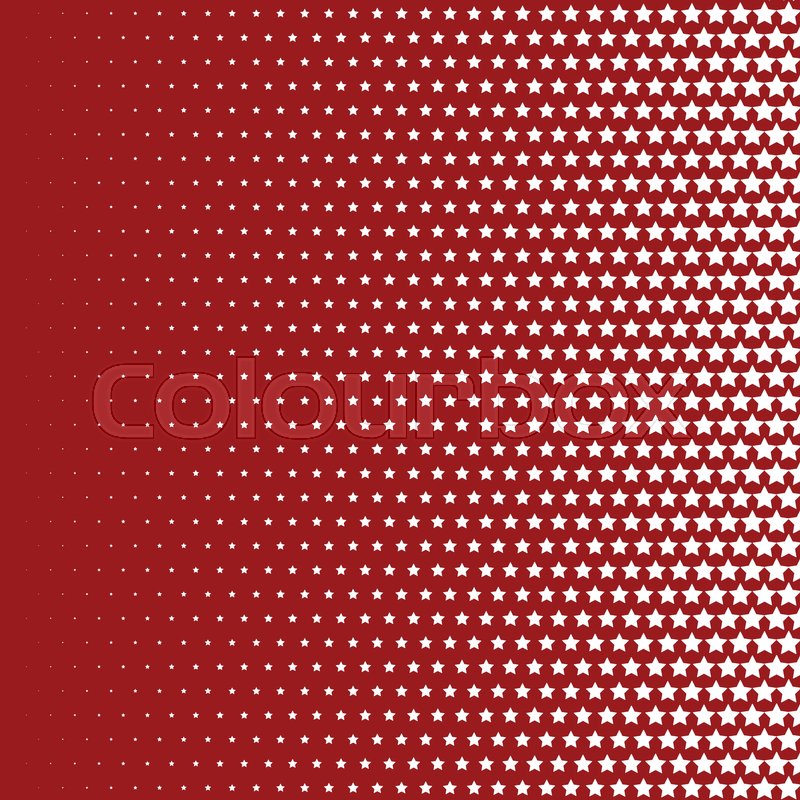 Halftone pattern background, star ... | Stock vector | Colourbox