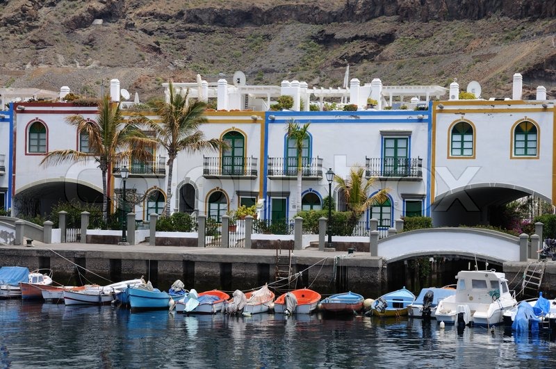 Puerto de Mogan, Grand Canary Island ... | Stock image | Colourbox