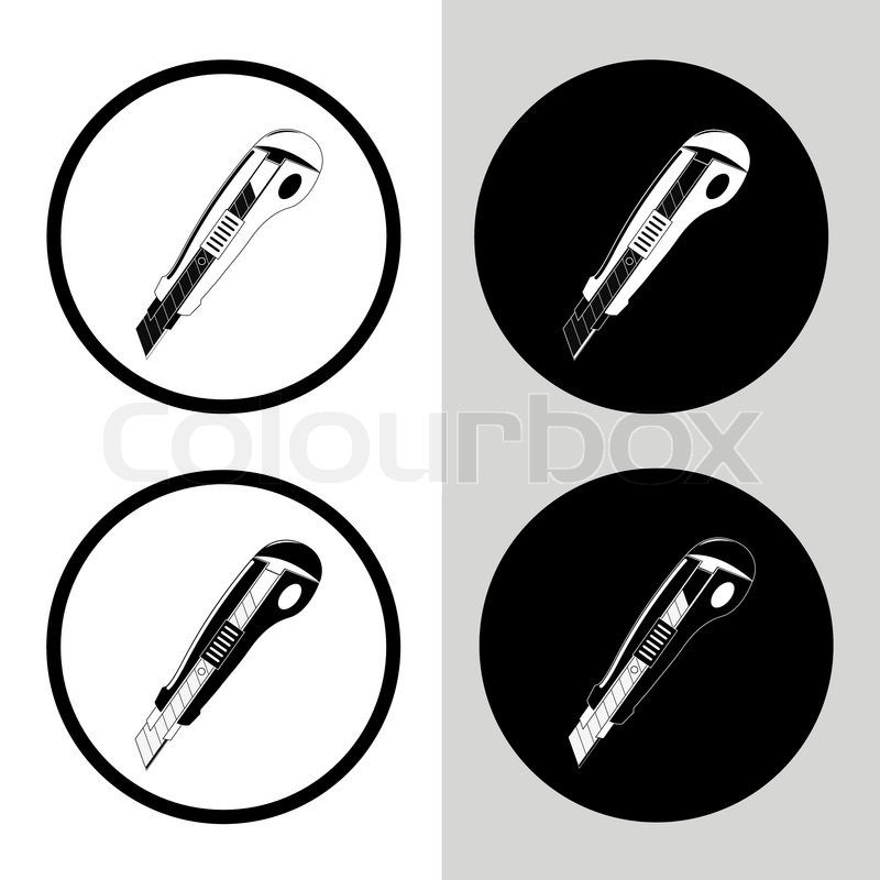 Vektor Icon von Messer | Stock-Vektor | Colourbox