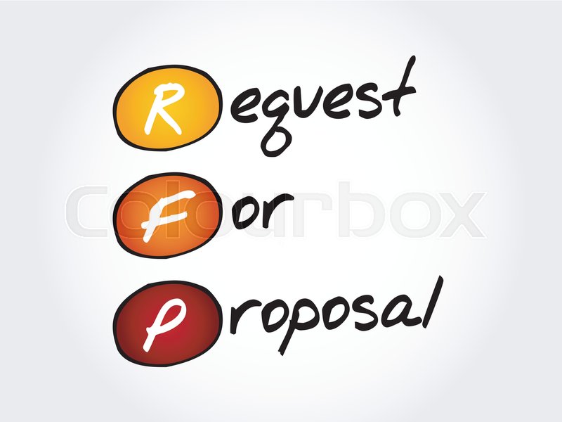 RFP - Request For Proposal, acronym ... | Stock vector | Colourbox