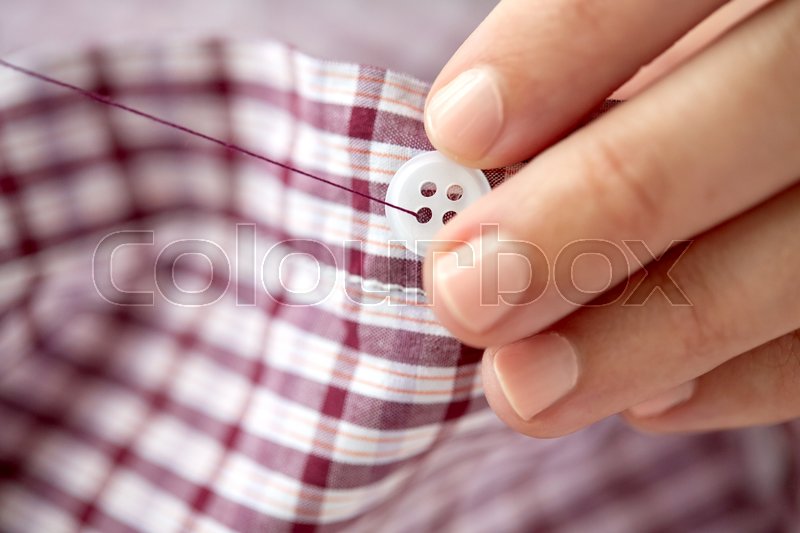 People, needlework, sewing and ... | Stock image | Colourbox