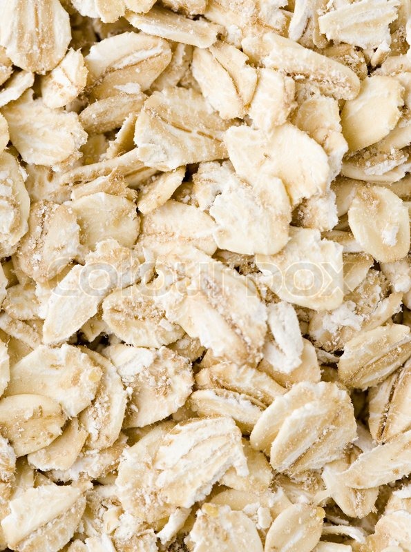 A tasty oatmeal background , close up | Stock image | Colourbox