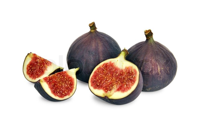 Fig fresh fruit closeup isolated on ... | Stock image | Colourbox