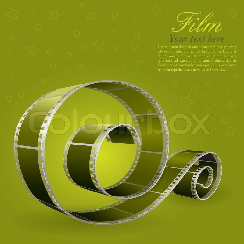 Realistic photographic film, element ... | Stock vector | Colourbox