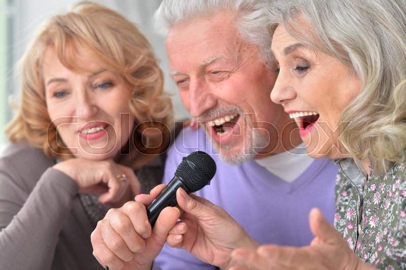 People Singing Karaoke