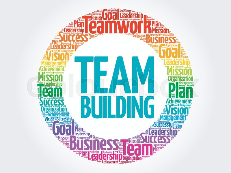 Team Building circle word cloud, ... | Stock vector | Colourbox