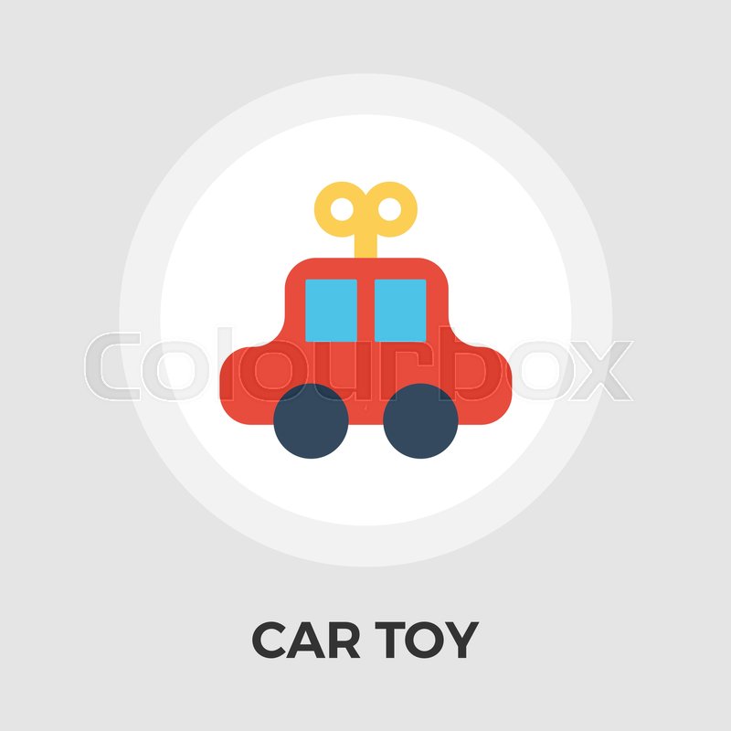 Car toy icon vector. Flat icon ... | Stock vector | Colourbox