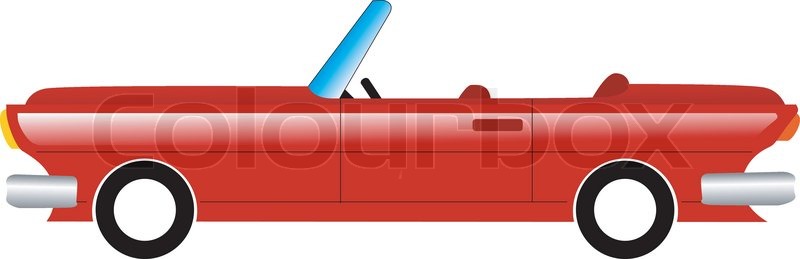 Open car | Stock vector | Colourbox