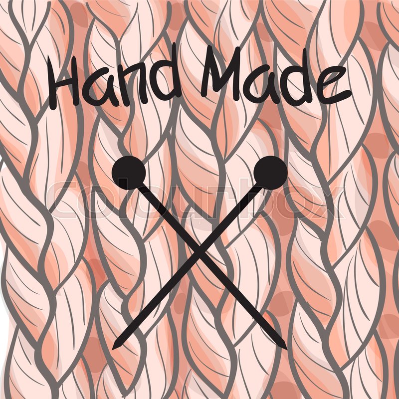 Yarn ball pattern in hand drawn style. ... | Stock vector | Colourbox