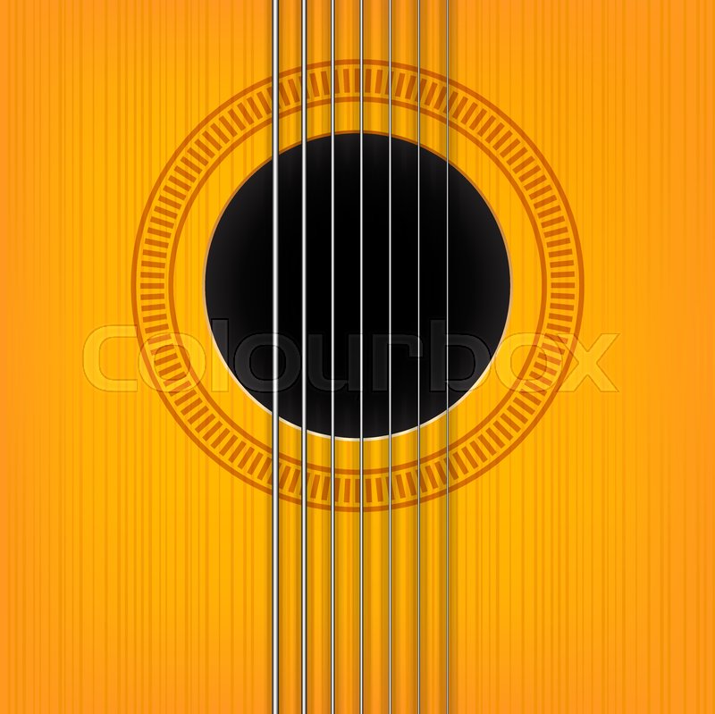 Vector guitar sound hole background. ... | Stock vector | Colourbox