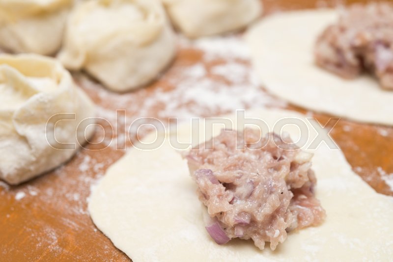 Manta rays during cooking | Stock Photo | Colourbox