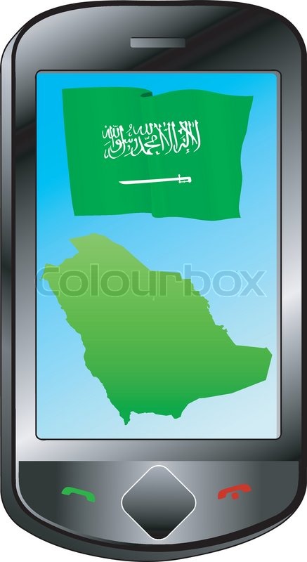 Connection with Saudi Arabia | Stock vector | Colourbox