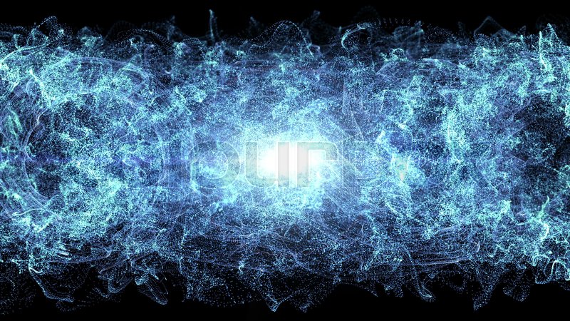 Loop Blue Particle seamless background. | Stock video | Colourbox