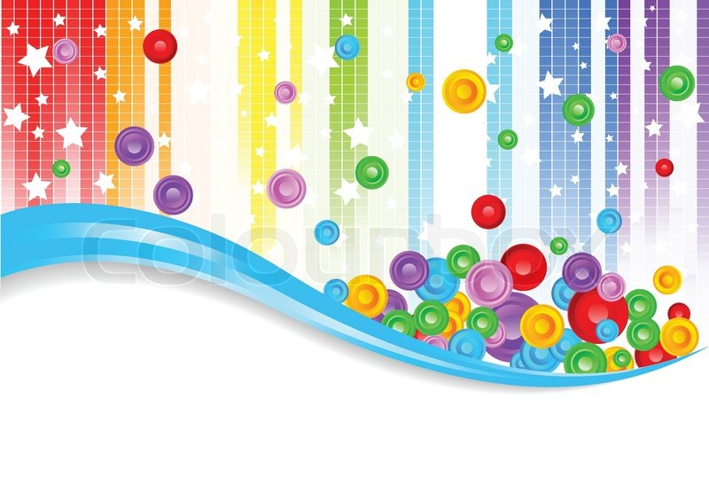 Vector abstract colorful background; ... | Stock vector | Colourbox