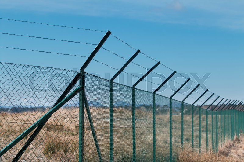 Prison Barb Wire Fence