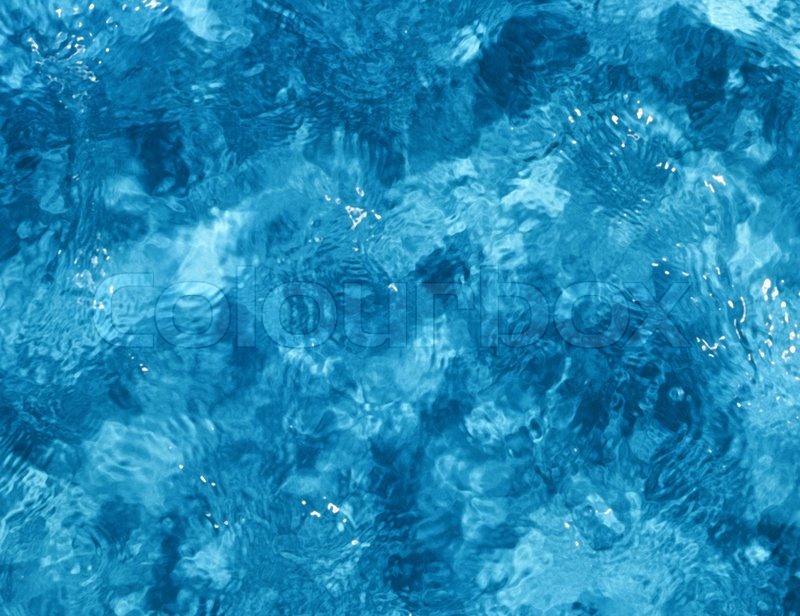 Blue water surface abstract, area, ... | Stock image | Colourbox