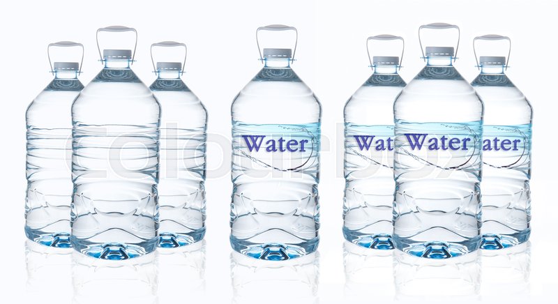 Big bottle of water with clean water ... | Stock image | Colourbox