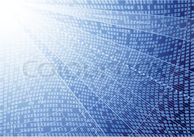 Vector tech background clip-art | Stock vector | Colourbox
