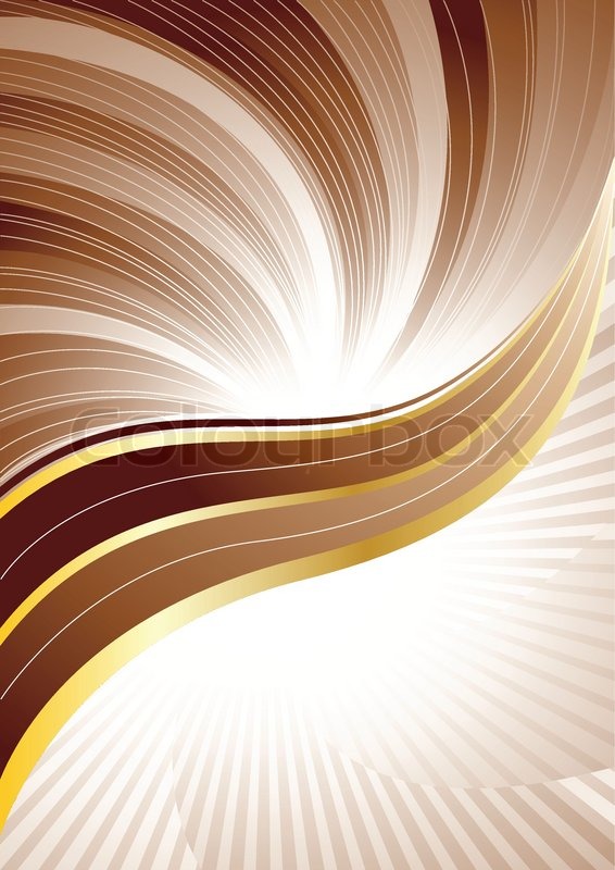 Vector brown background; clip-art | Stock vector | Colourbox