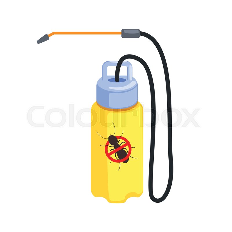 Pesticide Sprayer Cartoon