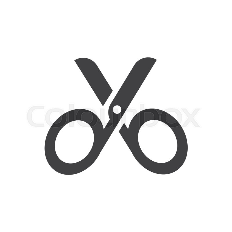Cut symbol icon vector | Stock vector | Colourbox