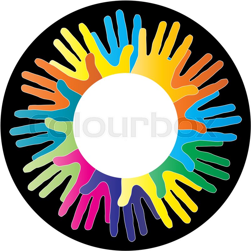 Colour Hands | Stock vector | Colourbox