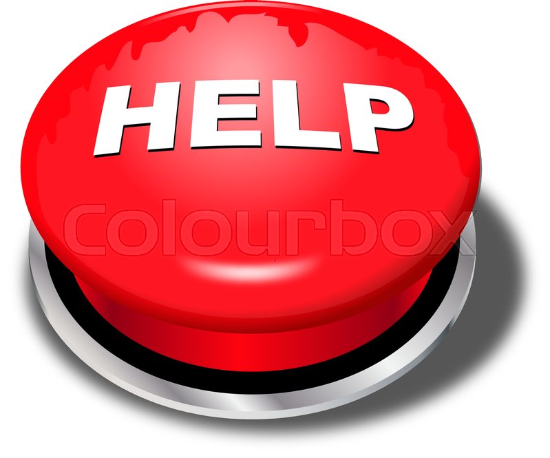 Help Button | Stock vector | Colourbox
