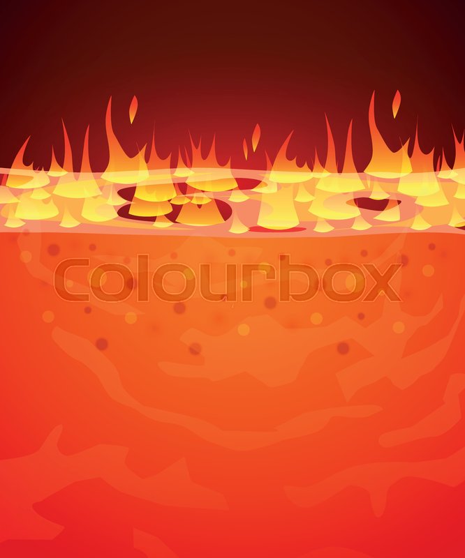 Burn flame fire vector background. ... | Stock vector | Colourbox