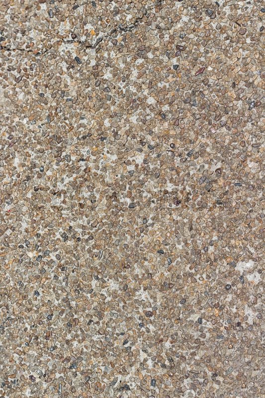 Rough plain sand wash floor in outdoor | Stock image | Colourbox
