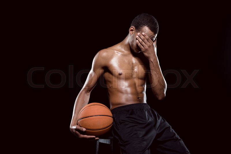 Tired Basketball Player