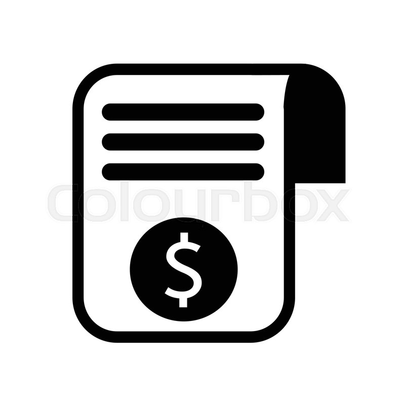 Invoice bill icon | Stock vector | Colourbox