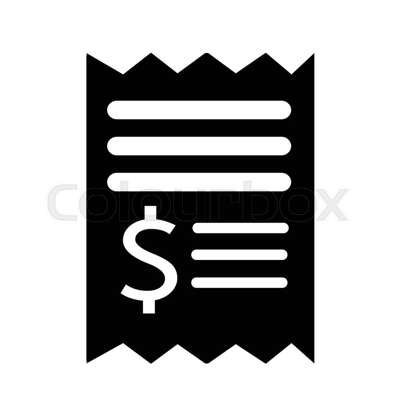 Invoice bill icon | Stock vector | Colourbox