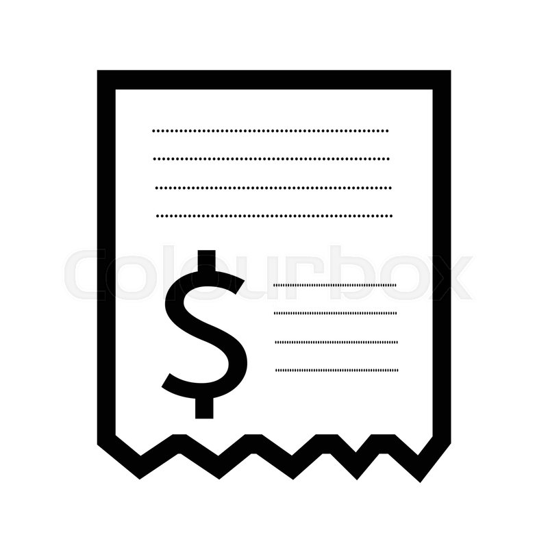 Invoice bill icon | Stock vector | Colourbox