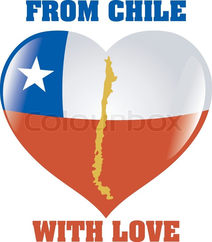From Chile with love | Stock vector | Colourbox