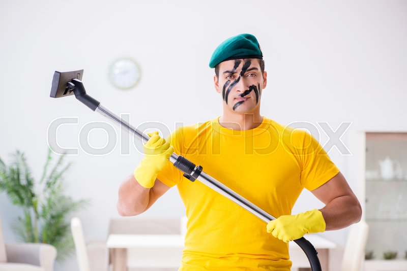 Funny Men Cleaning House