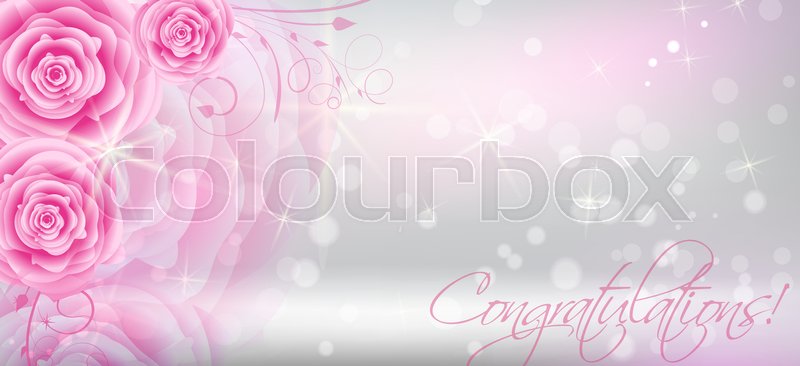 Greeting card background with abstract ... | Stock vector | Colourbox