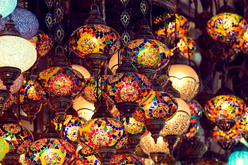 Traditional Turkish lanterns made of ... | Stock Photo | Colourbox