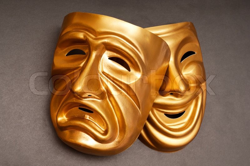 Masks with the theatre concept | Stock image | Colourbox