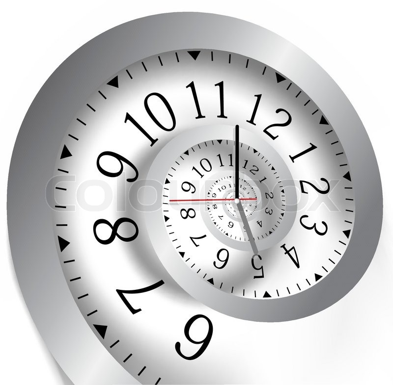 Infinity time. Vector illustration | Stock vector | Colourbox