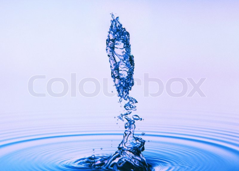 Water splash background close up ... | Stock image | Colourbox
